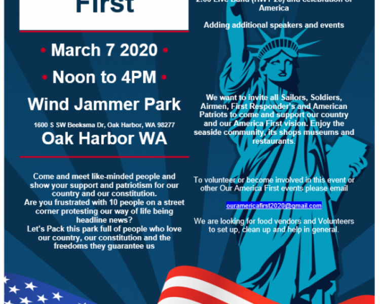 America First Rally | Skagit County Republican Party